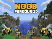 Noob: parkour 2d - 360 Jogos